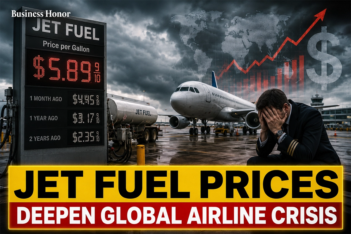 Business Honor: Jet Fuel Prices Hit Airlines Hard