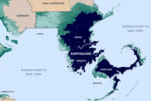 Unexpected Earthquake in Boston, Maine, Massachusetts, and New England.